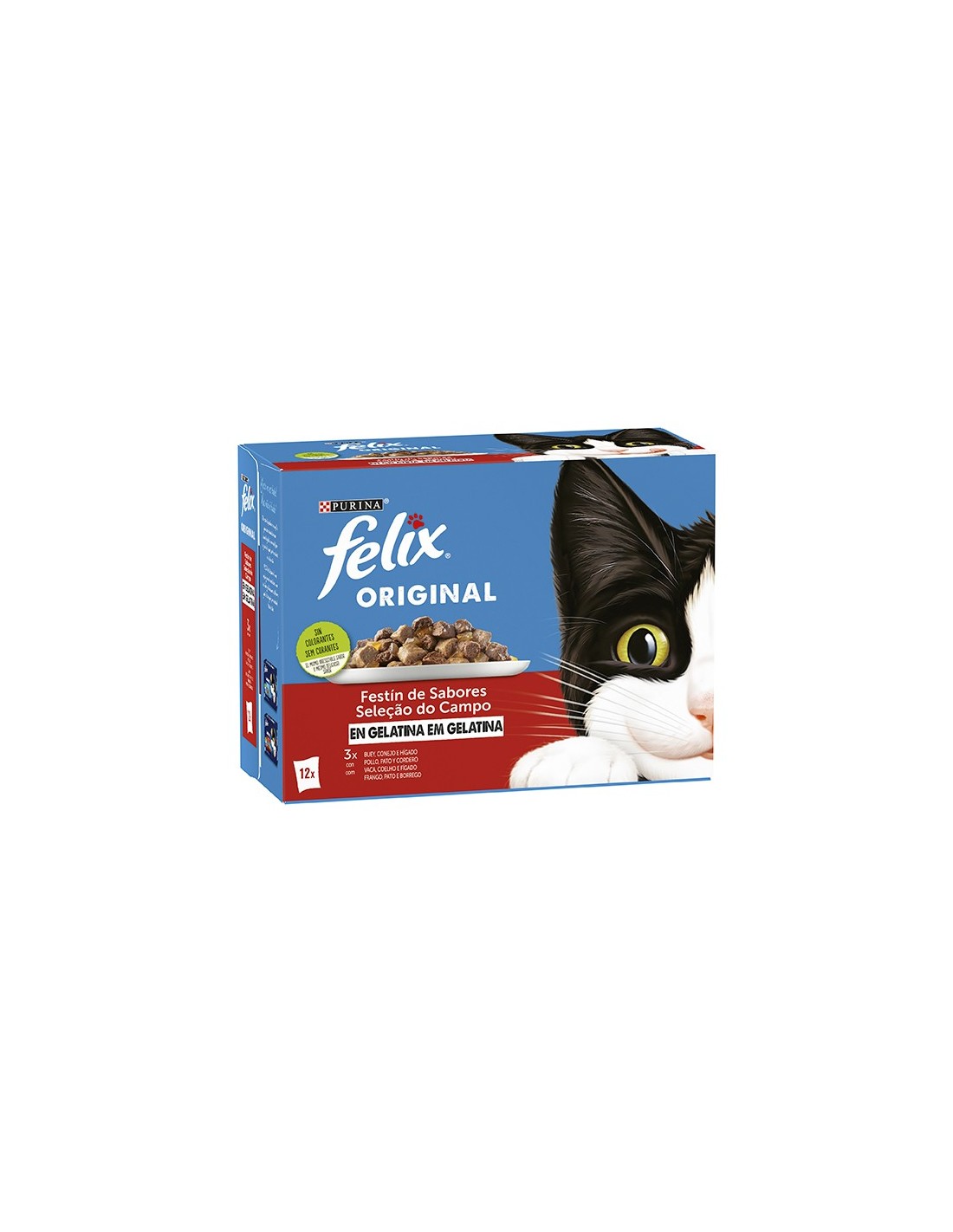 Purina Felix Original Festín Sabores Gelatina · MascotAstur.es · En...